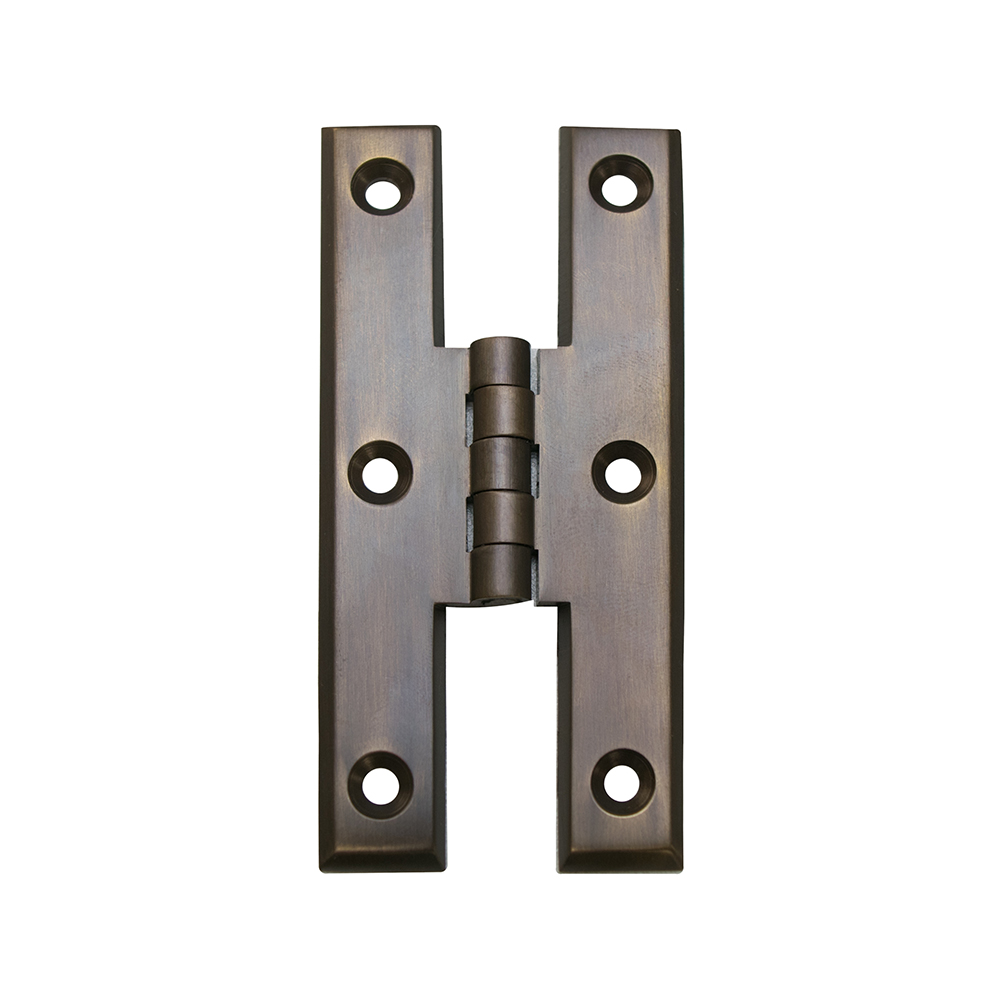 3 12″ Solid Brass H Hinges Horton Brasses
