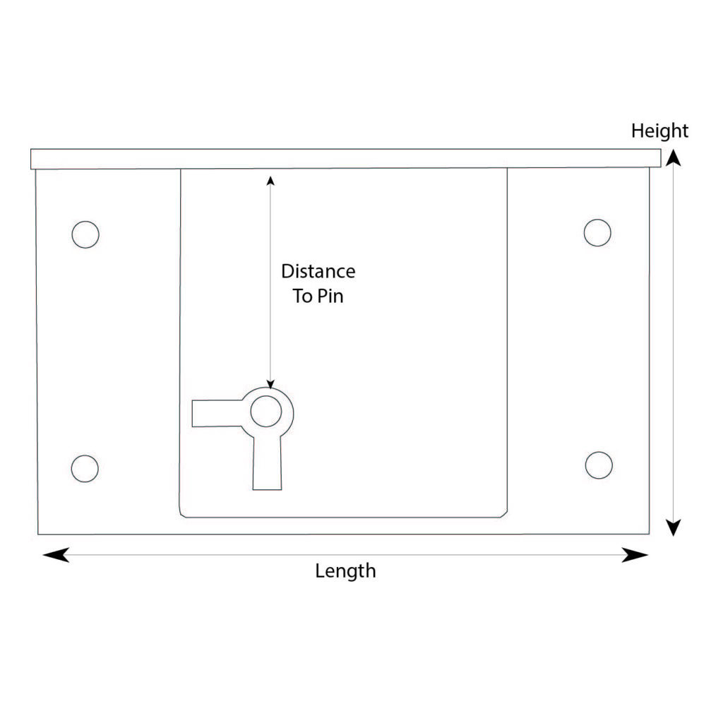 LK-4 Half Mortise Drawer Lock – Horton Brasses