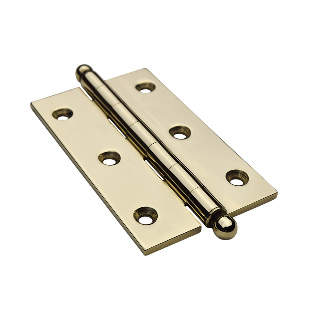 2-1/2″ Solid Brass Butt Hinges w/ Ball Tips – Horton Brasses